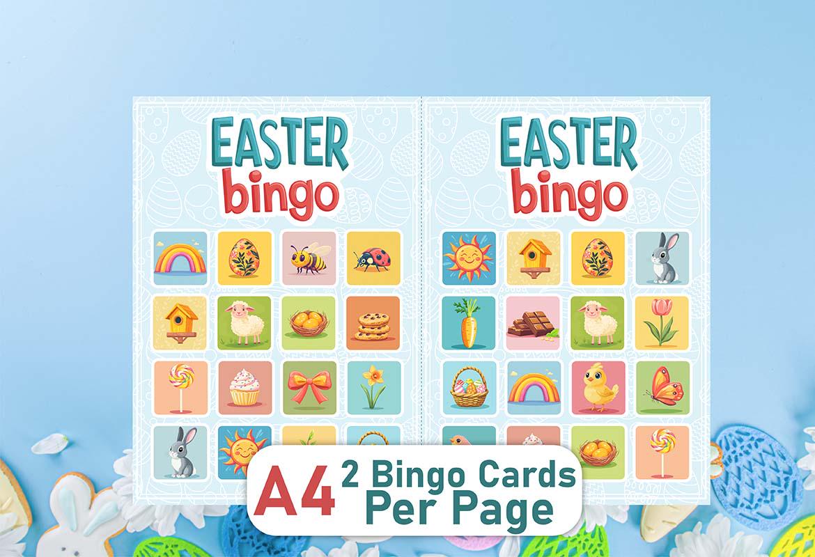 Easter Bingo Game for Kids | Printable Easter Activity | 36 Cards ...