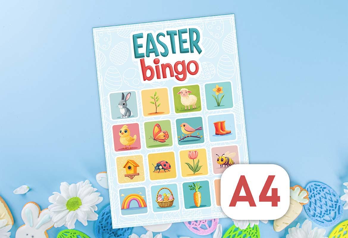 Easter Bingo Game for Kids | Printable Easter Activity | 36 Cards ...