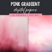 Watercolor Gradient Digital Paper Pack, Pink Ombre Watercolor Printable ...