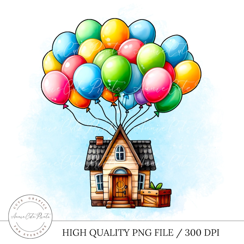 Up House Clipart - Etsy
