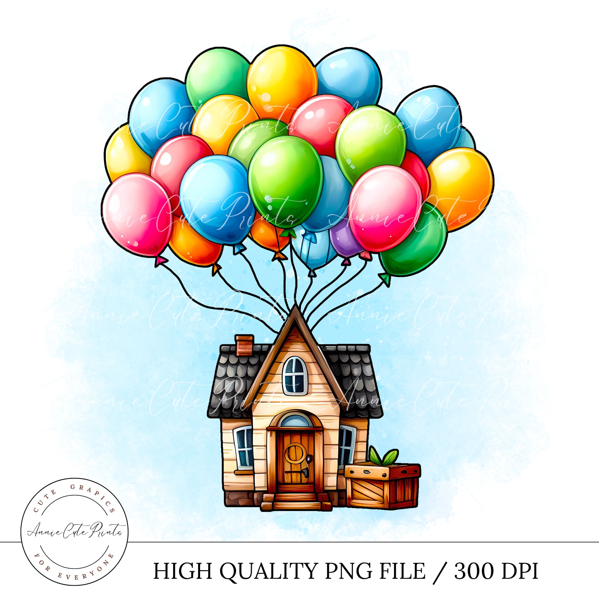 Clipart Up Balloon House Floating Up House From Pixar Is Made In An