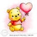 Winnie the Pooh PNG Clipart - Transparent Background - Digital Instant ...