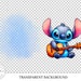 Cute Stitch PNG Clipart - Transparent Background - Digital Instant ...