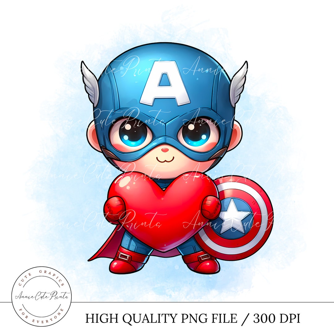 Cute Superhero Clipart PNG, Transparent Cutting Printable Cut File ...
