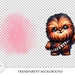 Cute Chewbacca Clipart - Transparent Cutting File, Printable File ...