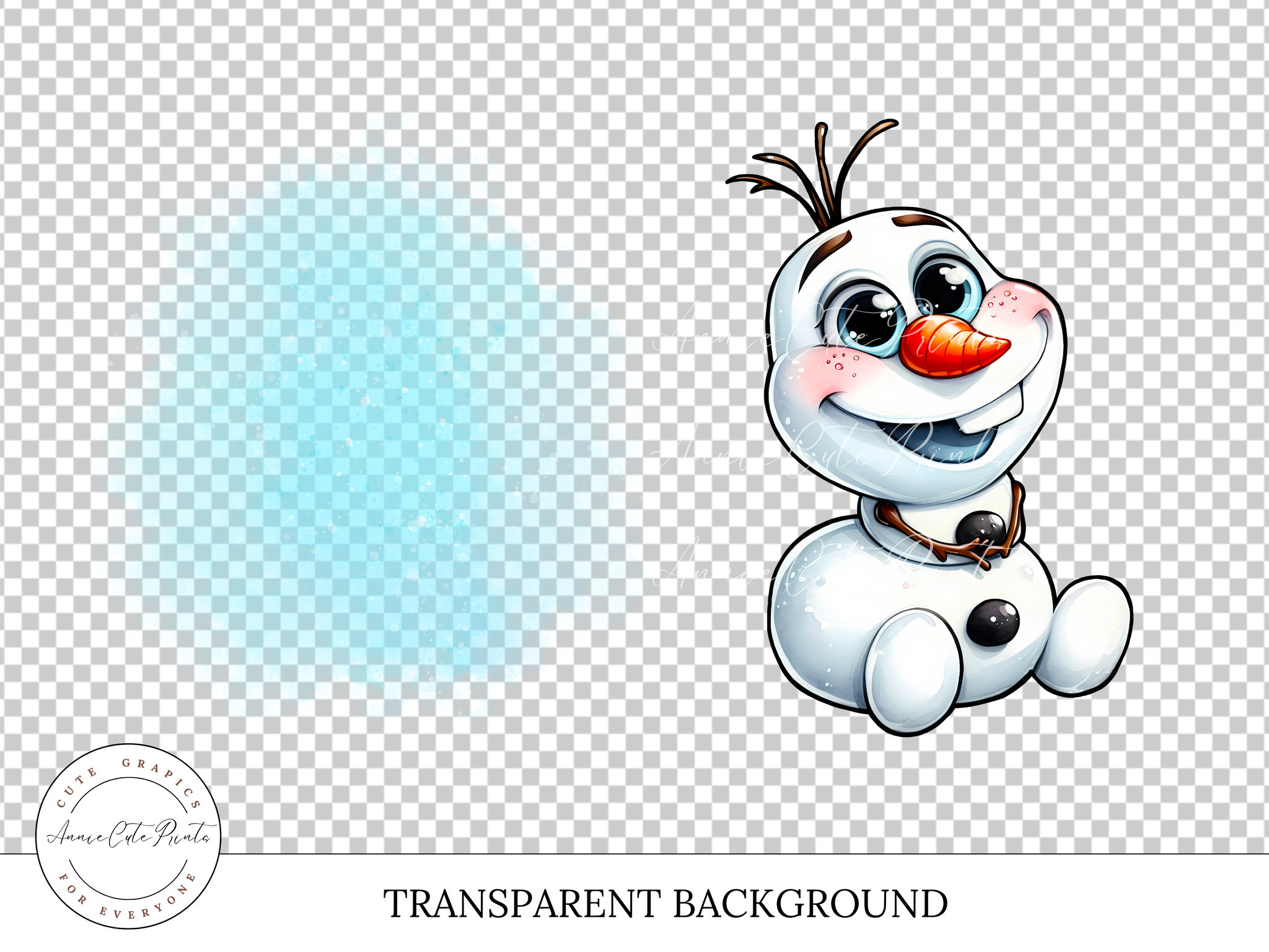 Cute Olaf From PNG Clipart Transparent Background Digital Instant ...