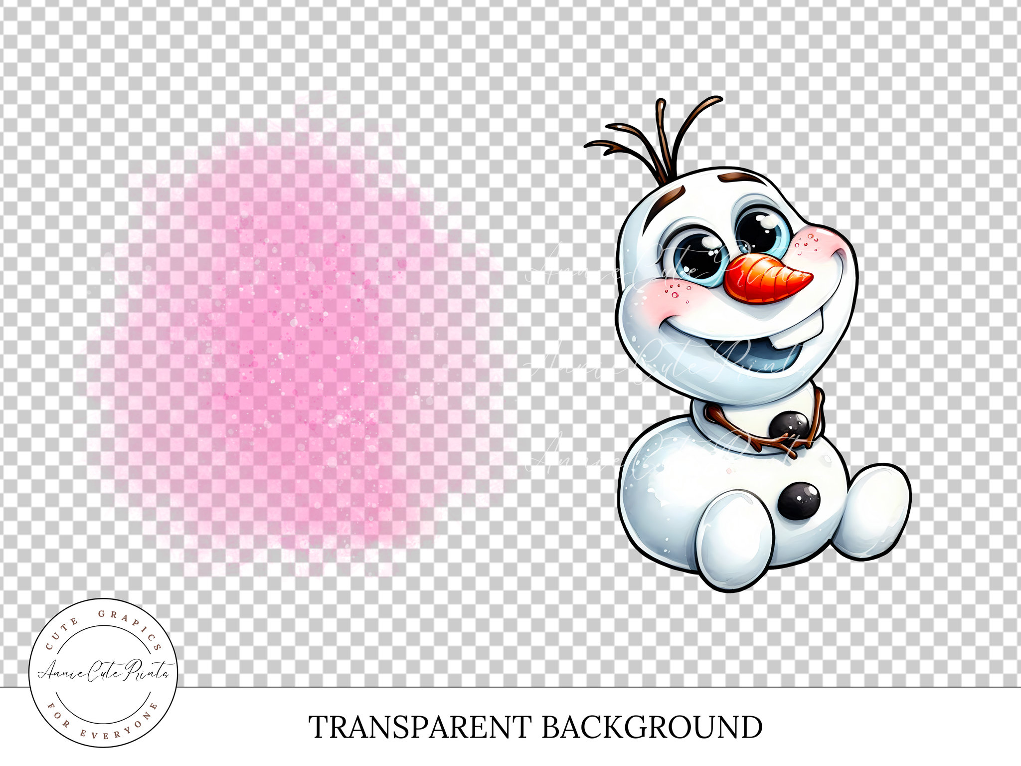 Cute Olaf From PNG Clipart Transparent Background Digital Instant ...
