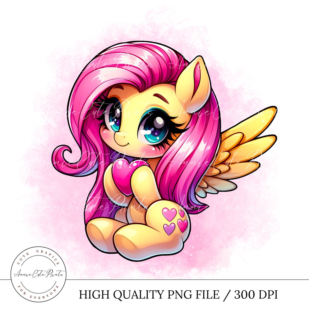 Little Pony PNG Cute Set of Popular Ponies PNG Instant Download ...