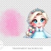 Cute Elsa Princess PNG Clipart - Transparent Background - Digital ...