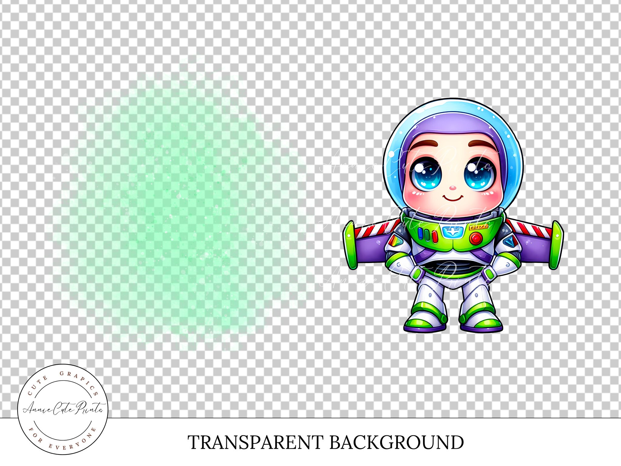 Cute Buzz Lightyear From Toy Story PNG Clipart - Transparent Background ...