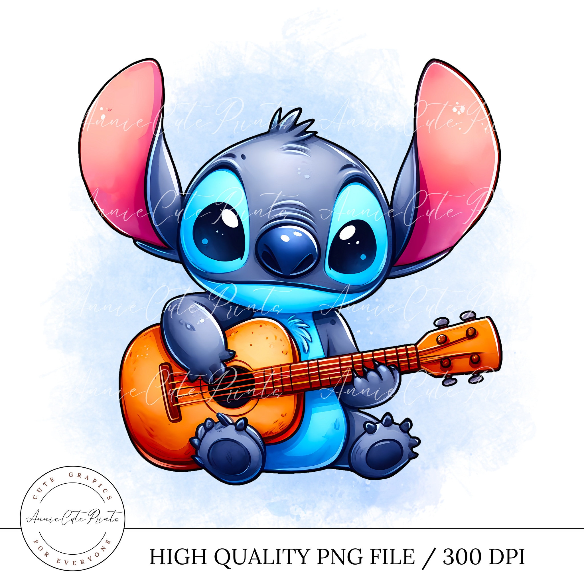 Cute Stitch PNG Clipart - Transparent Background - Digital Instant ...