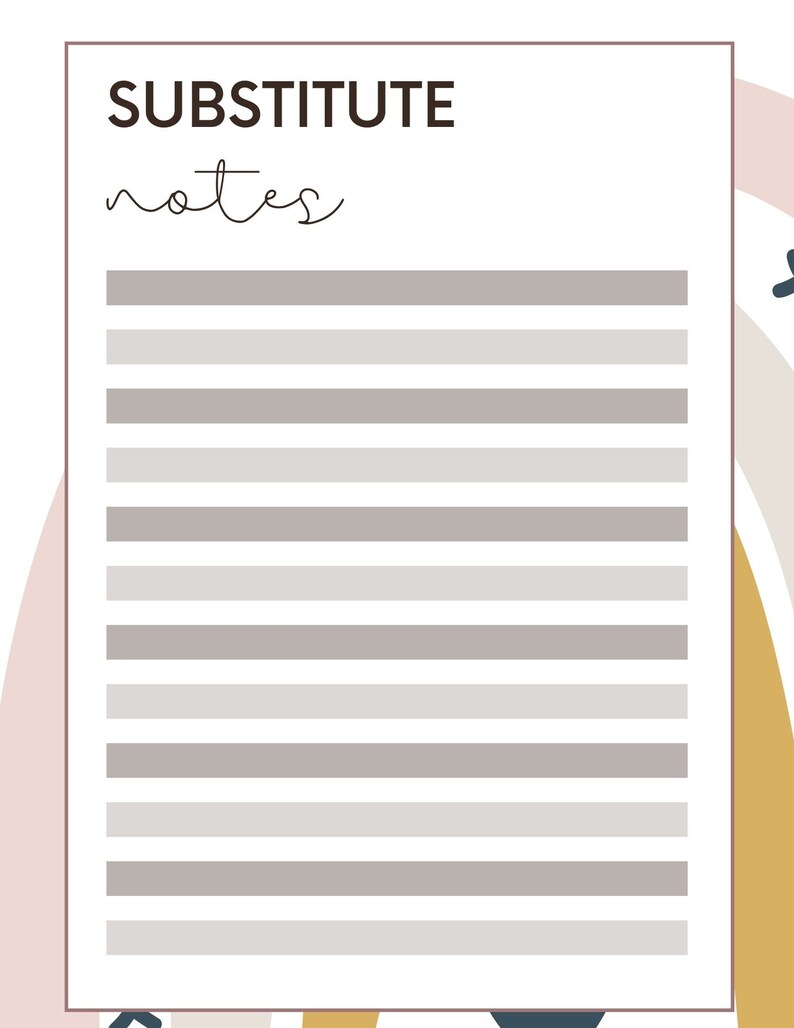 24-25 Rainbow Teacher Planner Template: To-do, Smart Goals, Important ...