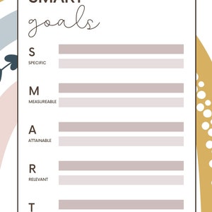 24-25 Rainbow Teacher Planner Template: To-do, Smart Goals, Important ...