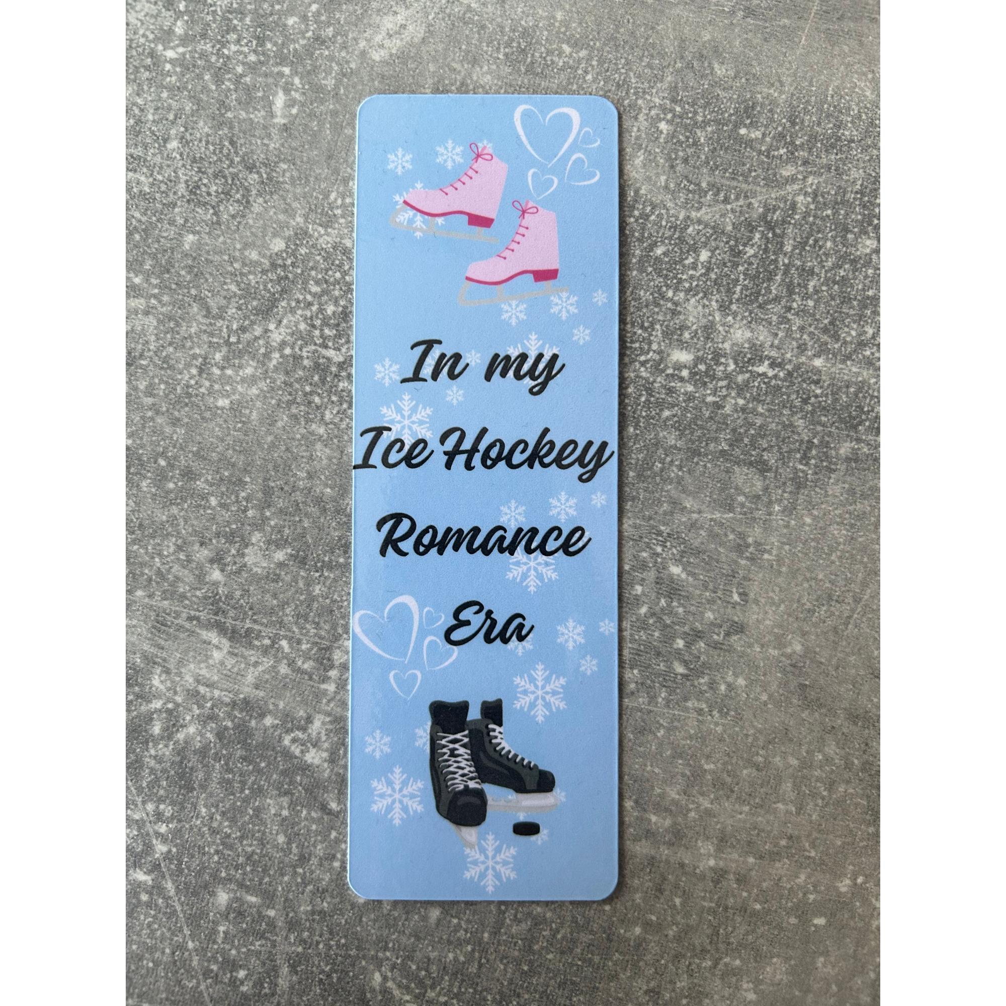 In My Ice Hockey Era Laminated Bookmark, Handmade Bookmark for Romance ...