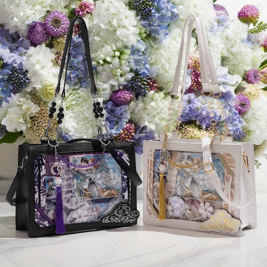 Cute Anime Ita Bag, Pin Display Bag, Kawaii Ita Bag, Cute Ita Bag, Ita ...