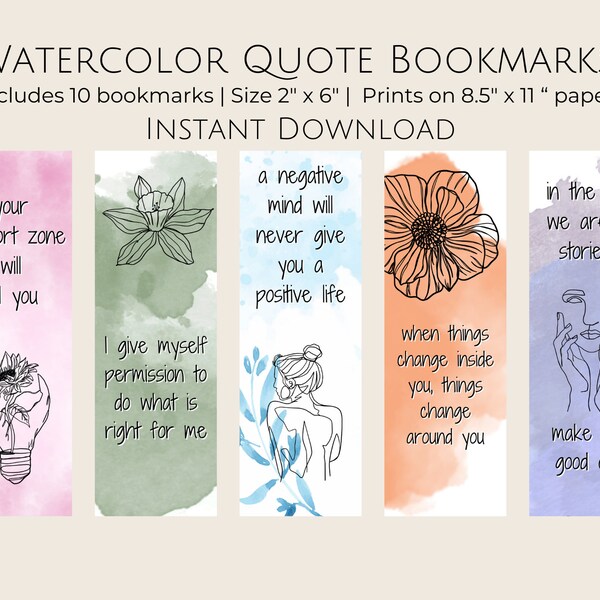 Watercolor Quotes - Etsy