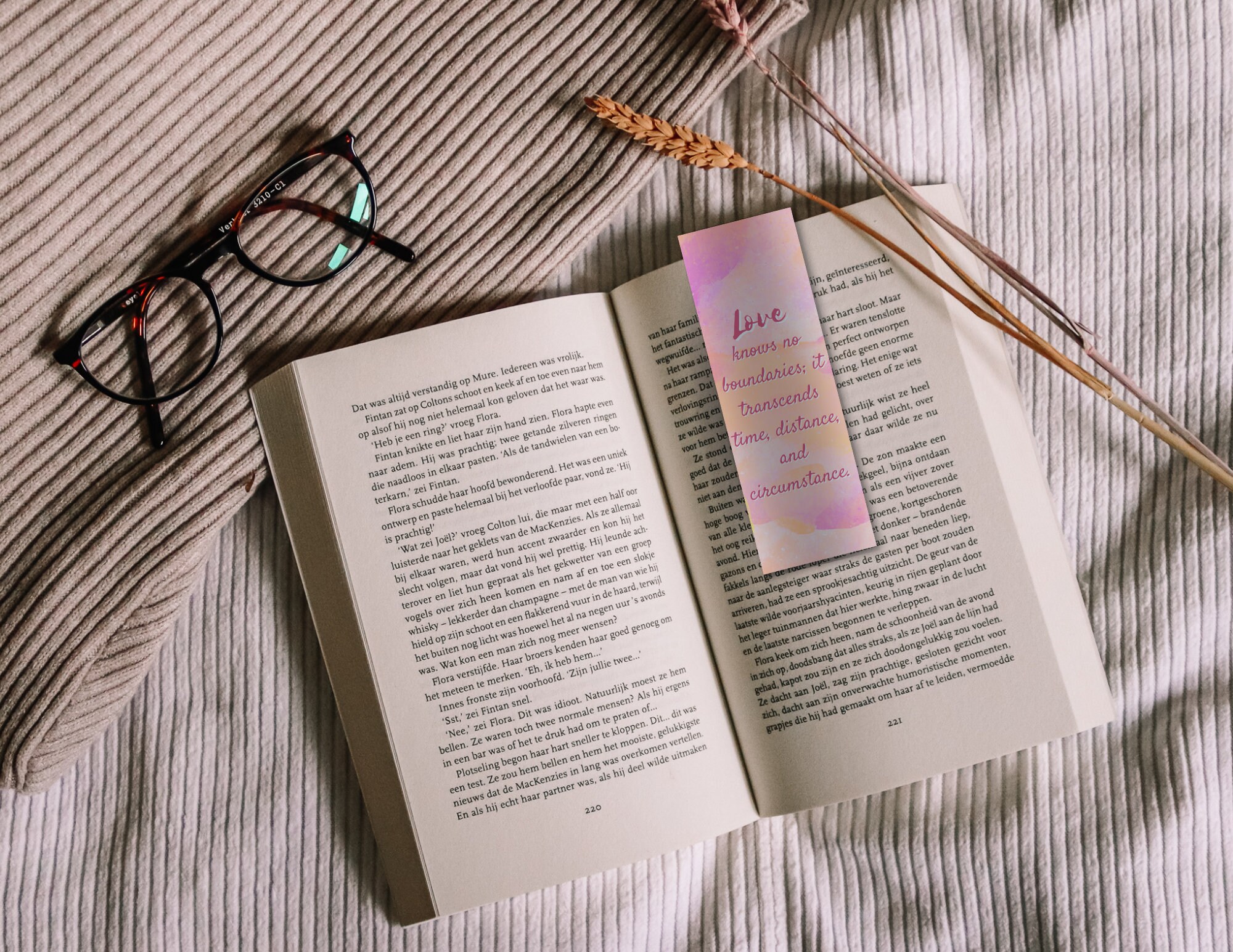 Love Bookmarks Printable Watercolor Inspirational Quote Cute DIY ...