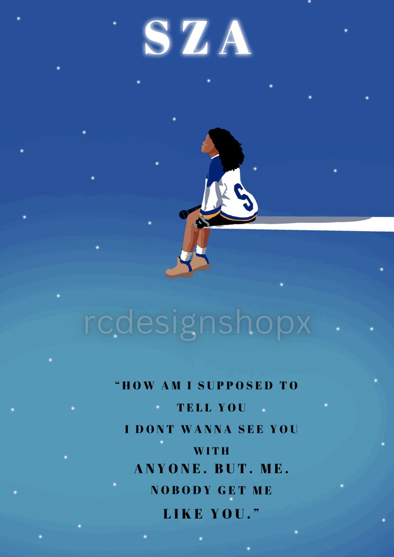 SZA Poster - Etsy