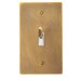 Retro Toggle & Dimmer Light Switch Aged Brass Finish 1 Gang Plate - Etsy