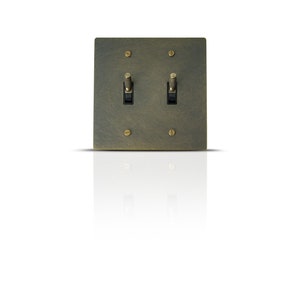 Toggle Light Switch Antique Brass Wall Plate - Etsy