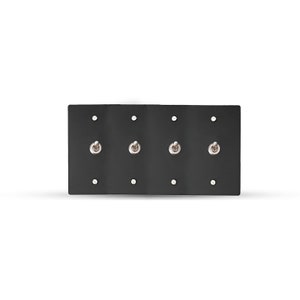 Retro Silver Light Switch for Home Lighting Solid Black Brass Wall ...