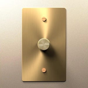 Satin Gold Brass Retro Toggle Light Switch for Home Lighting - Etsy