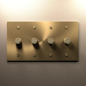 Satin Gold Brass Retro Toggle Light Switch for Home Lighting - Etsy