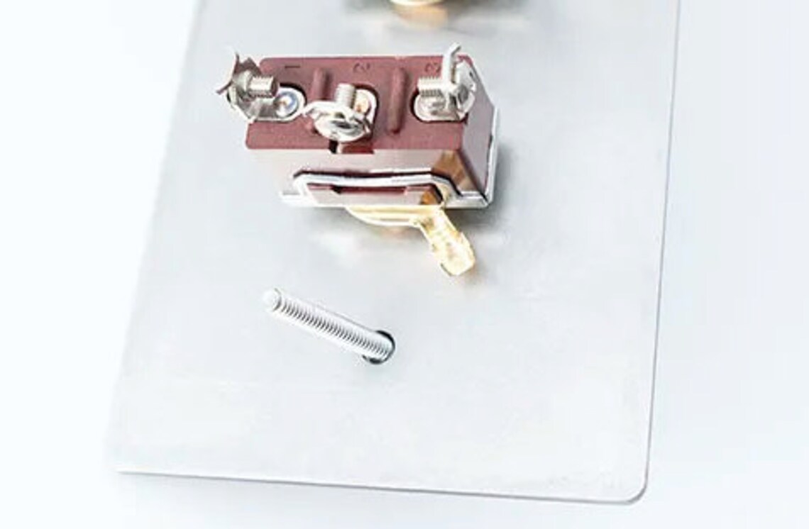 Satin Gold Brass Retro Toggle Light Switch for Home Lighting - Etsy