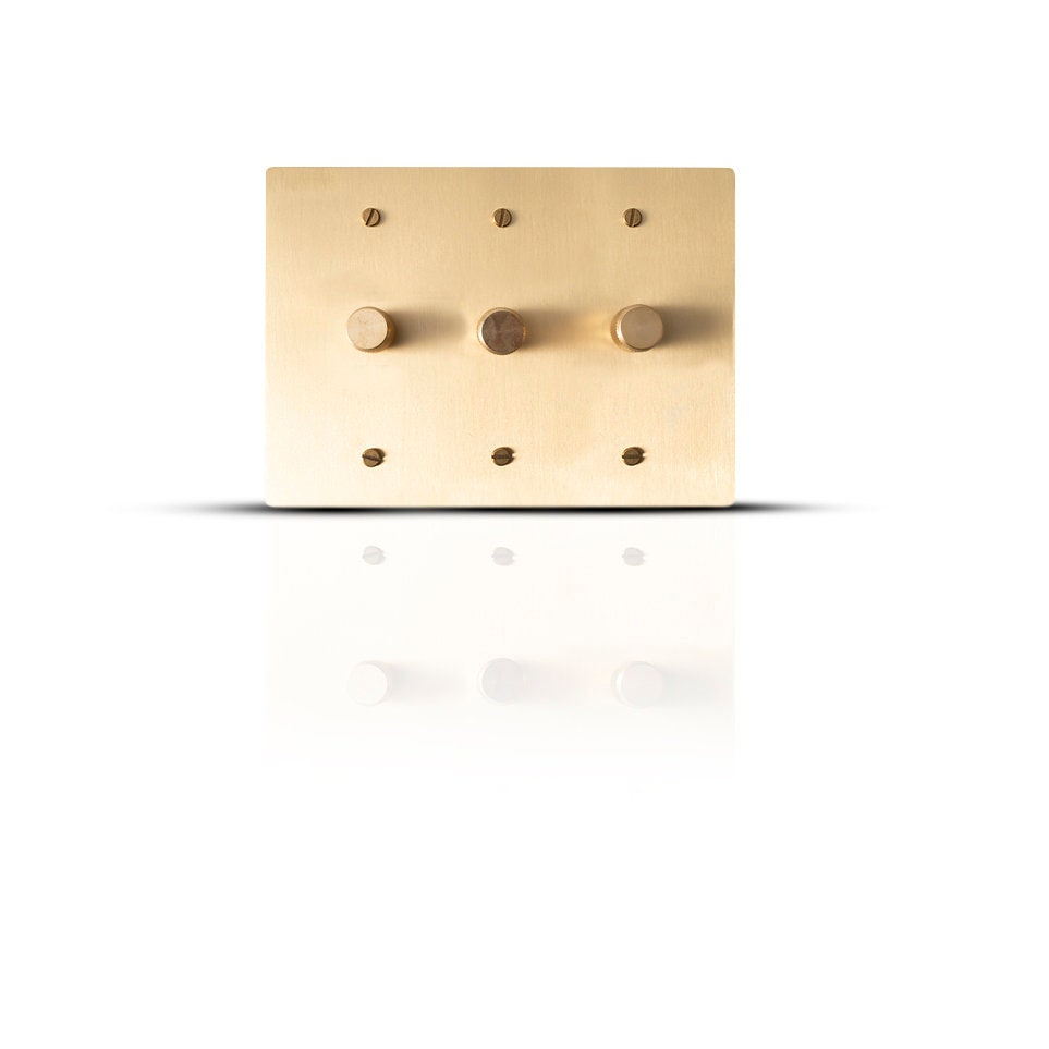 Rotary Dimmer Knurled Knob, Golden Brass Toggle Light Switch ...