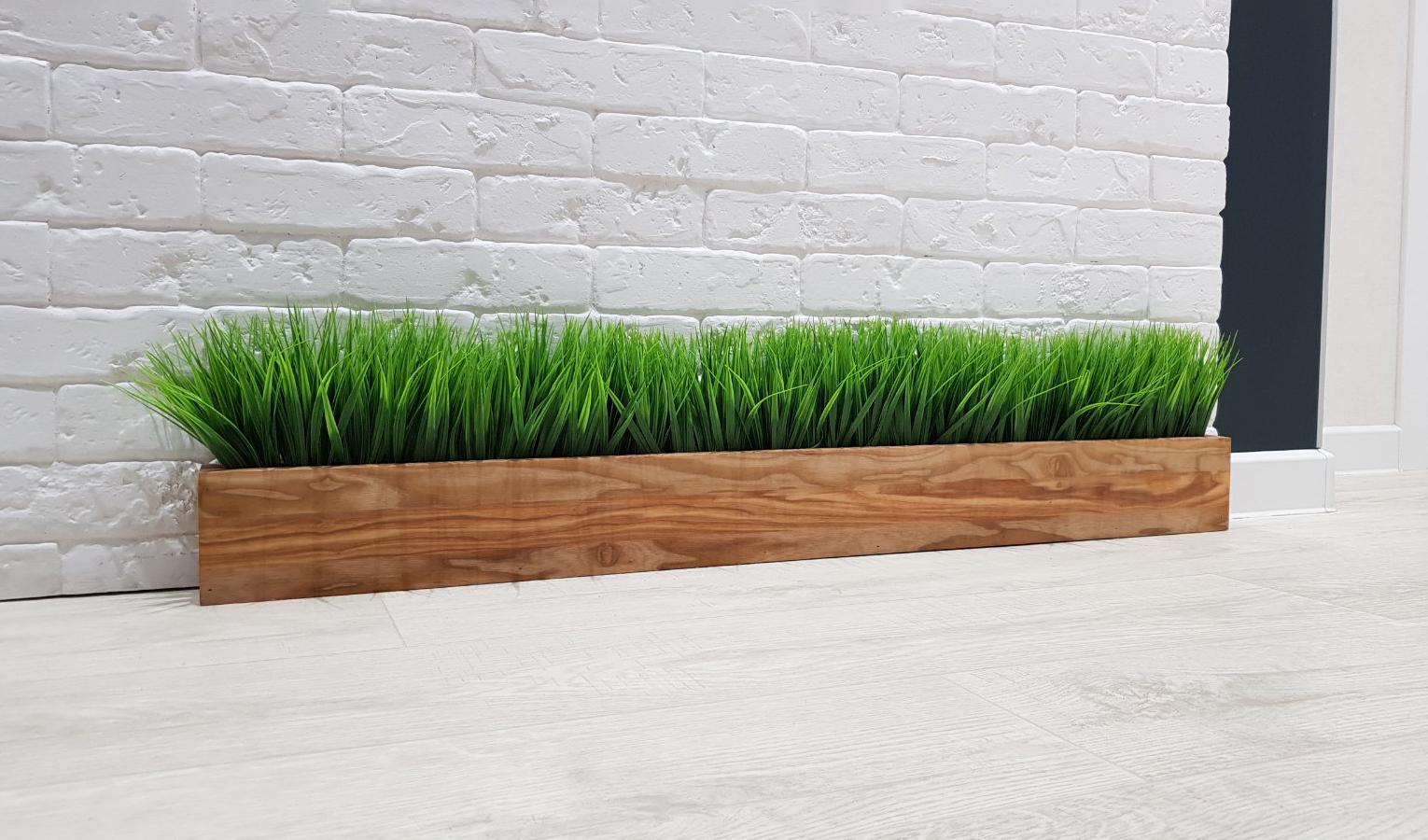 Handmade Wooden Ash Planter Box, Rustic Flower Pot, Outdoor Garden ...