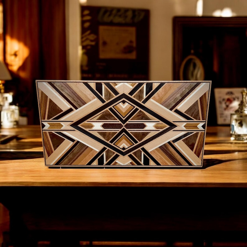 Luxury Wooden Backgammon Board – Handmade From 12 Exotic Woods – Unique ...