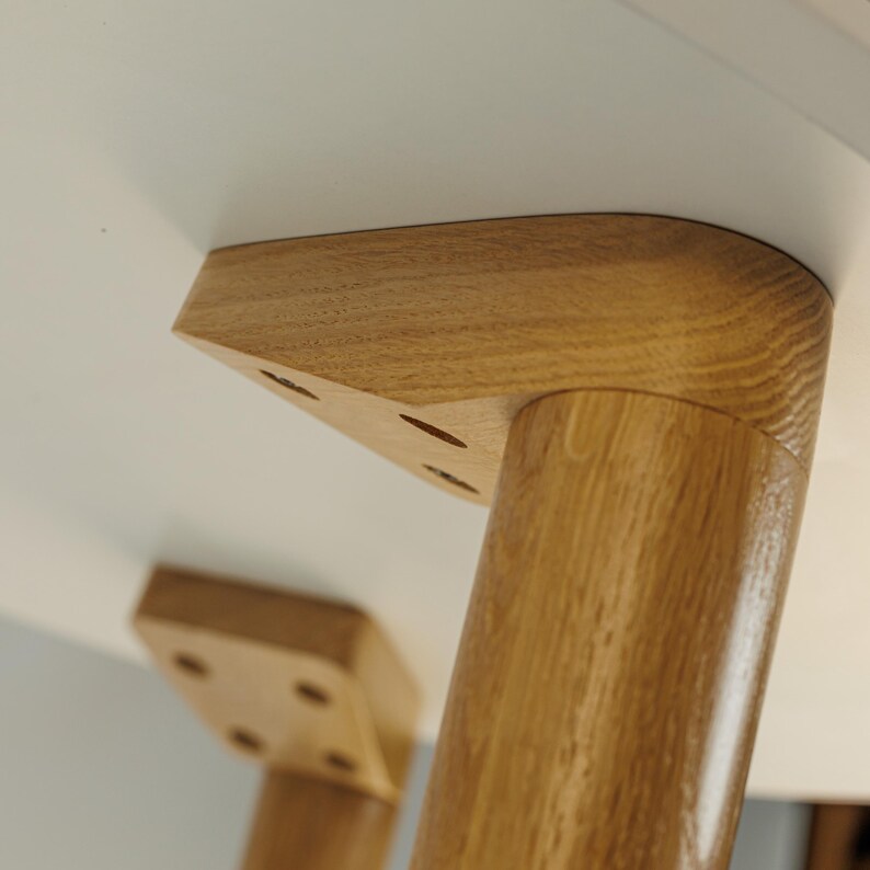 Round Dining Table Unique Dining Table Wood Dining Table Minimalist Oak ...