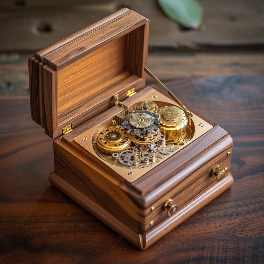 Classic Record Player Handmade Music Boxes - Etsy