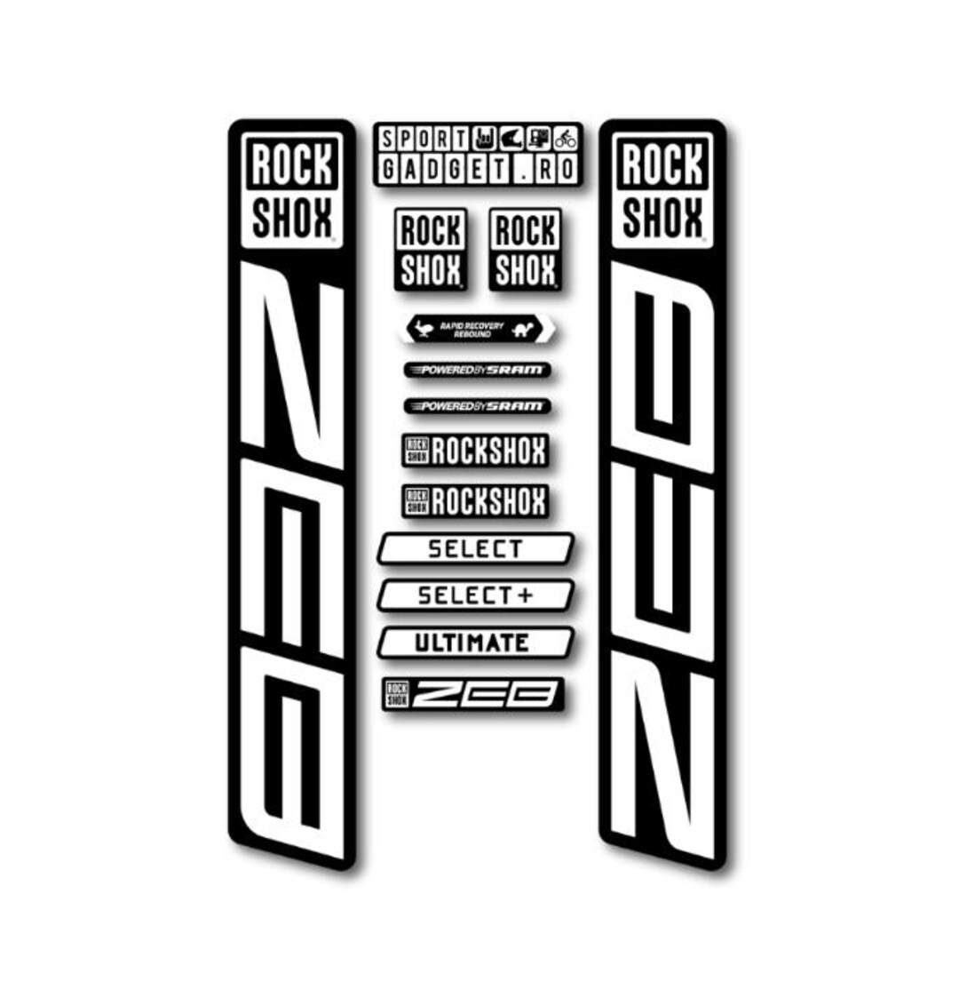 Rockshox ZEB 1:1 Scale Digital Template - Buy ONCE. Print FOREVER. - Etsy