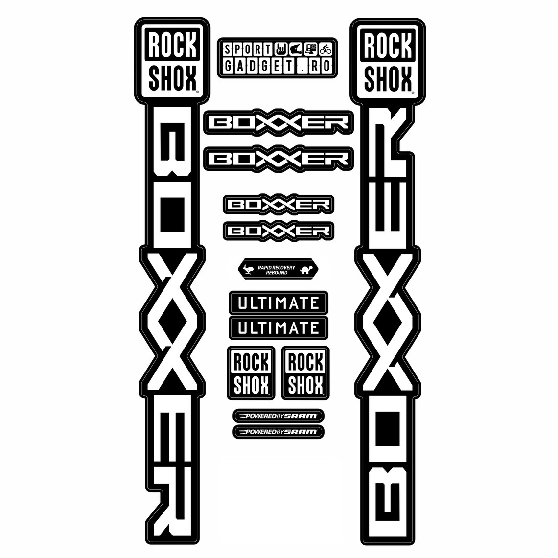 Rock Shox Boxxer 2025+ CMYK Vinyl 1:1 Scale Digital Template - Buy ONCE ...