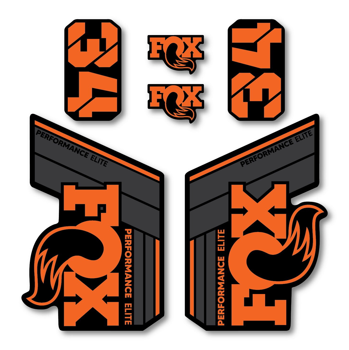 Fox 34 Performance Elite CMYK Vinyl 1:1 Scale Digital Template - Buy ...