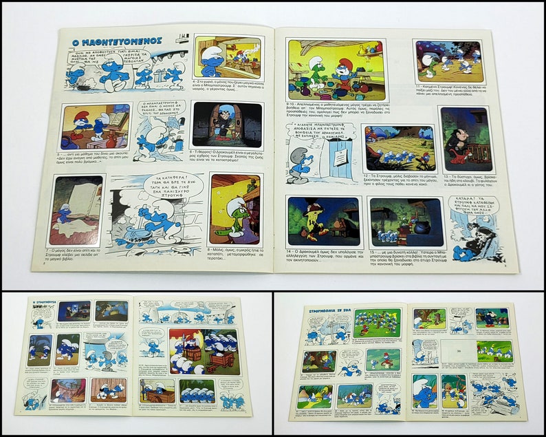 The Smurfs Panini Album Stickers 1982 - Etsy