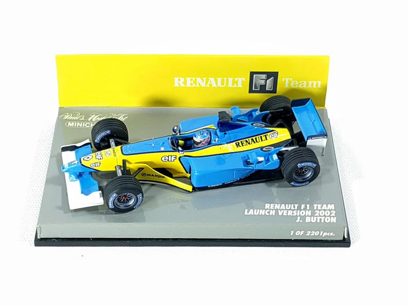 Renault F1 Launch Version 2002 #15 Jenson Button 1:43 Minichamps #400 ...