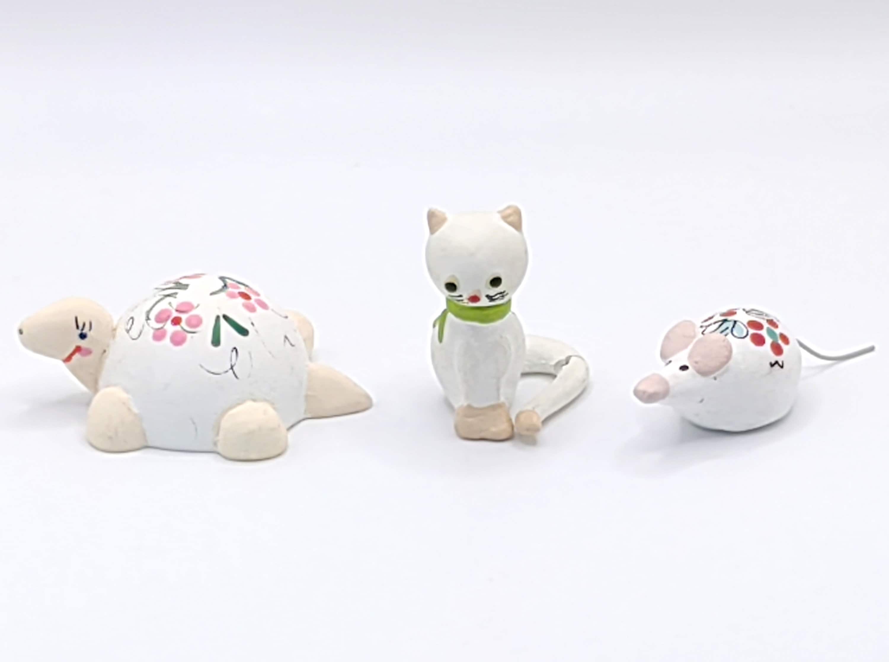 Vintage Plaster Cast Animals - Etsy
