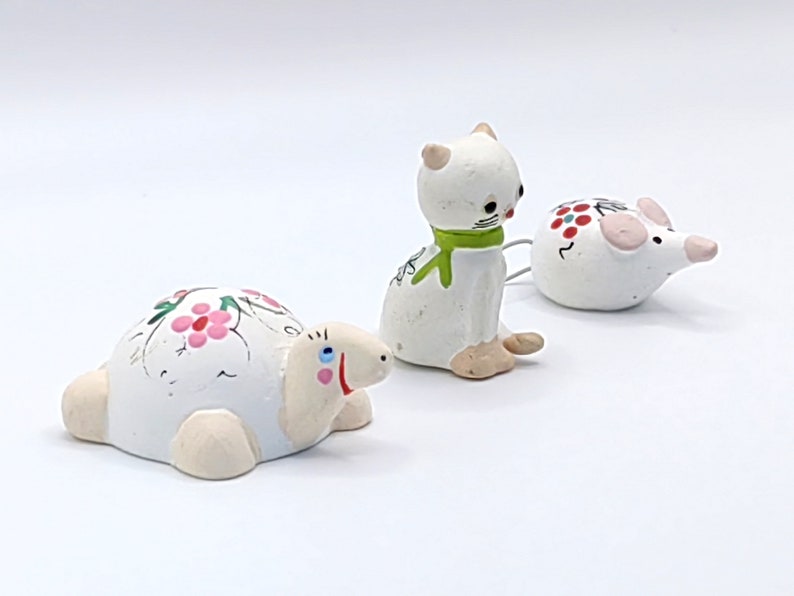 Vintage Plaster Cast Animals - Etsy