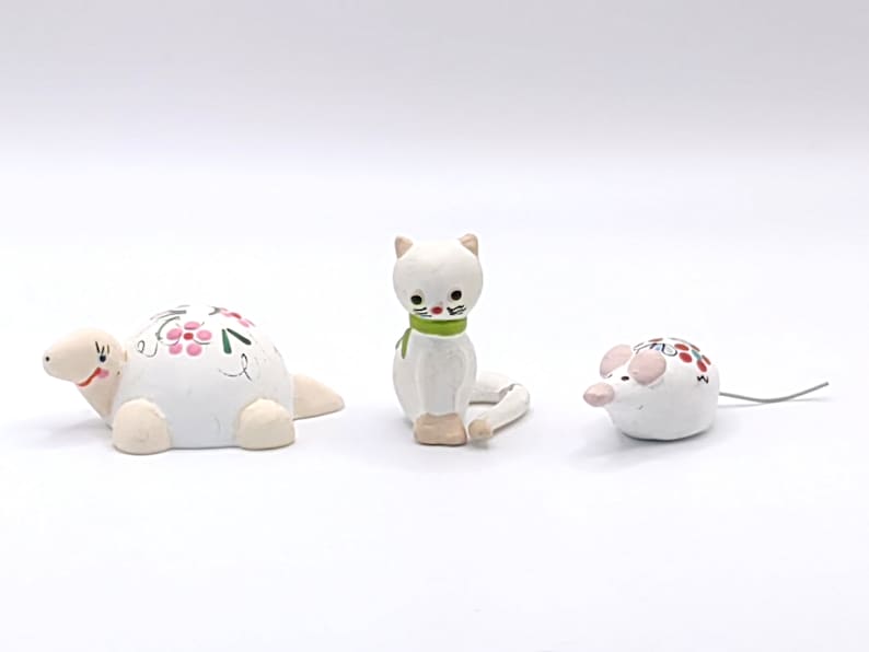 Vintage Plaster Cast Animals - Etsy