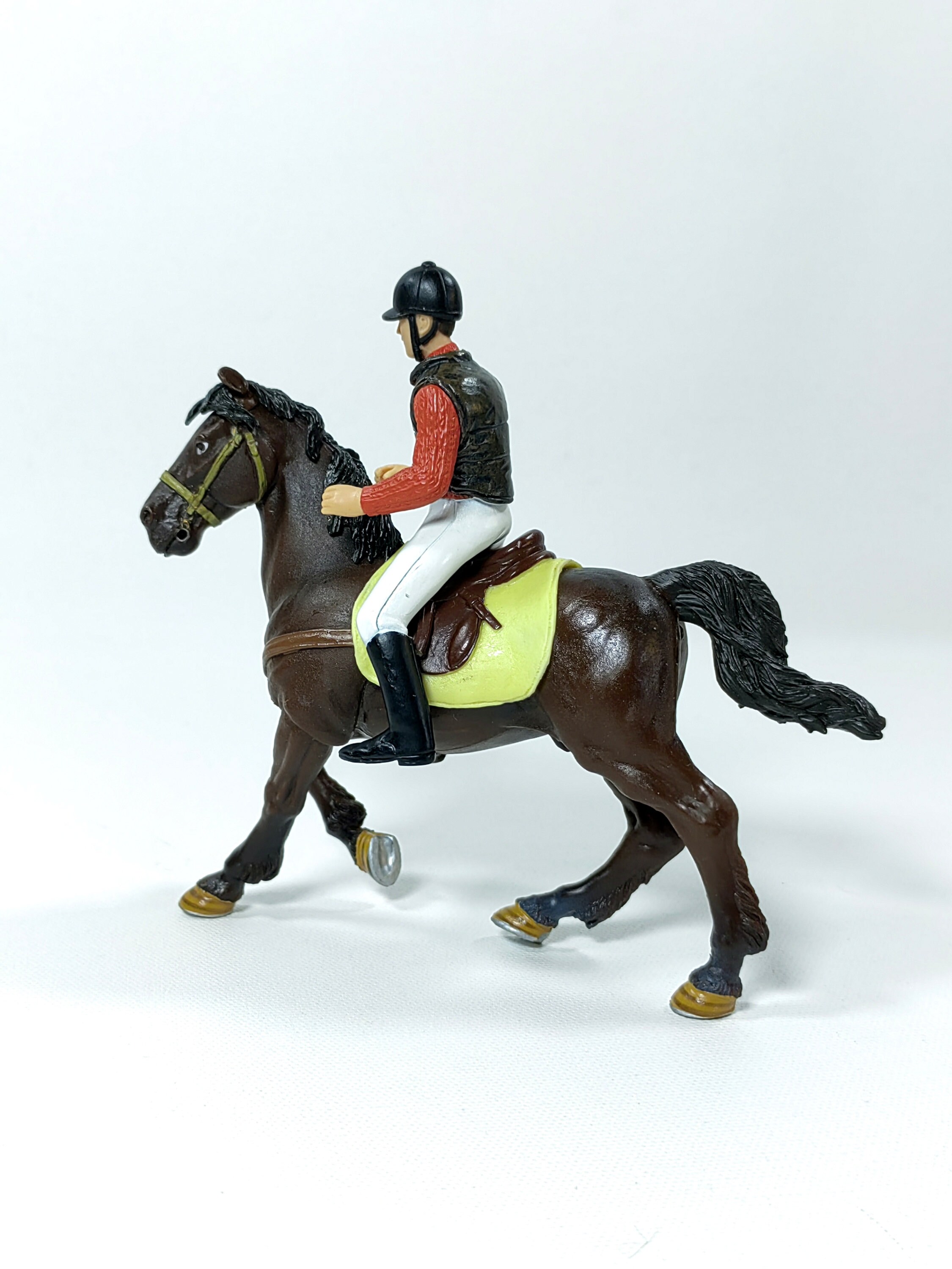 PAPO Western Collectible Brown Horse With Saddle and Rider - Etsy