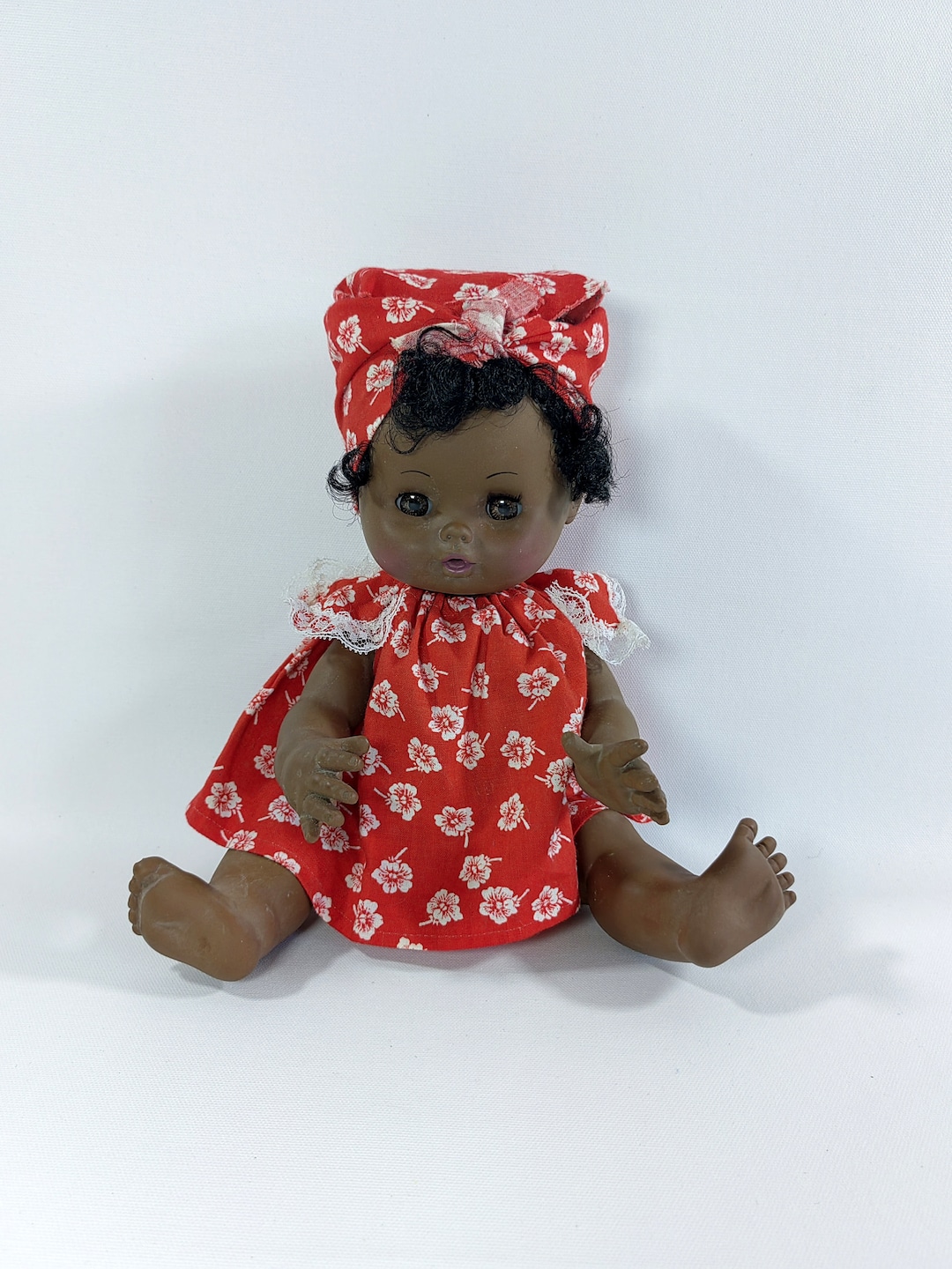 Rare Vintage Furga Italian Doll Mamie No. 20245 African American 35cm ...