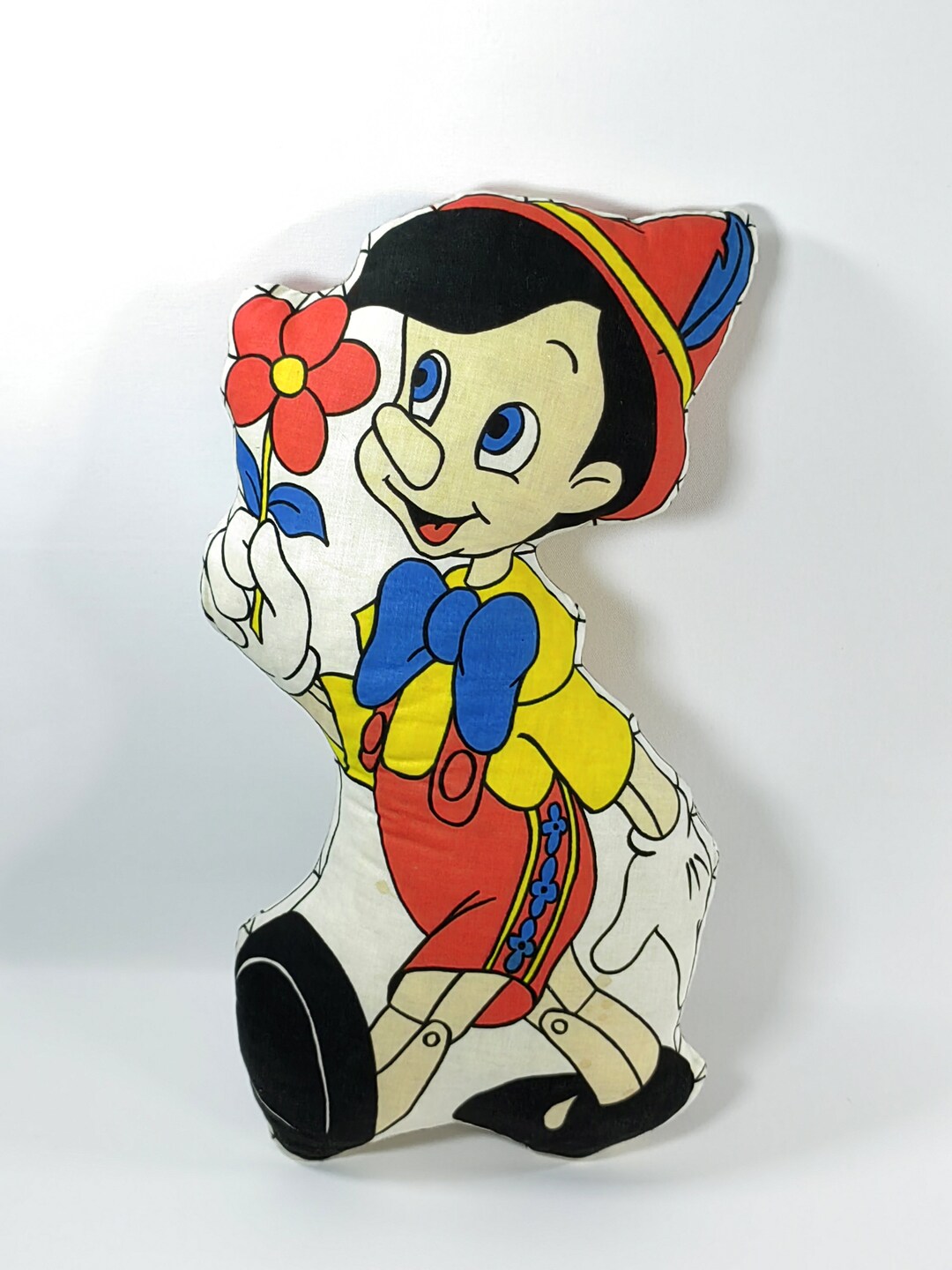 Vintage Pinocchio Hand Made Plus Pillow by Disney 50cm - Etsy