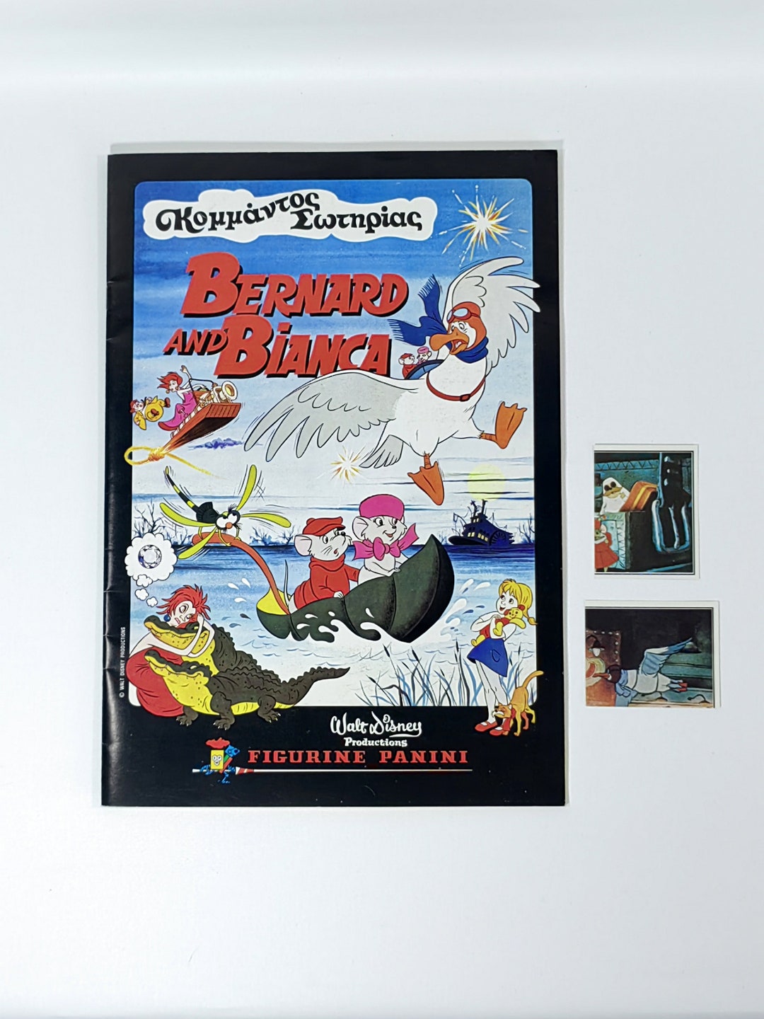 1978 "the Rescuers" Bernard and Bianca Panini Sticker Album+sticker 38 ...