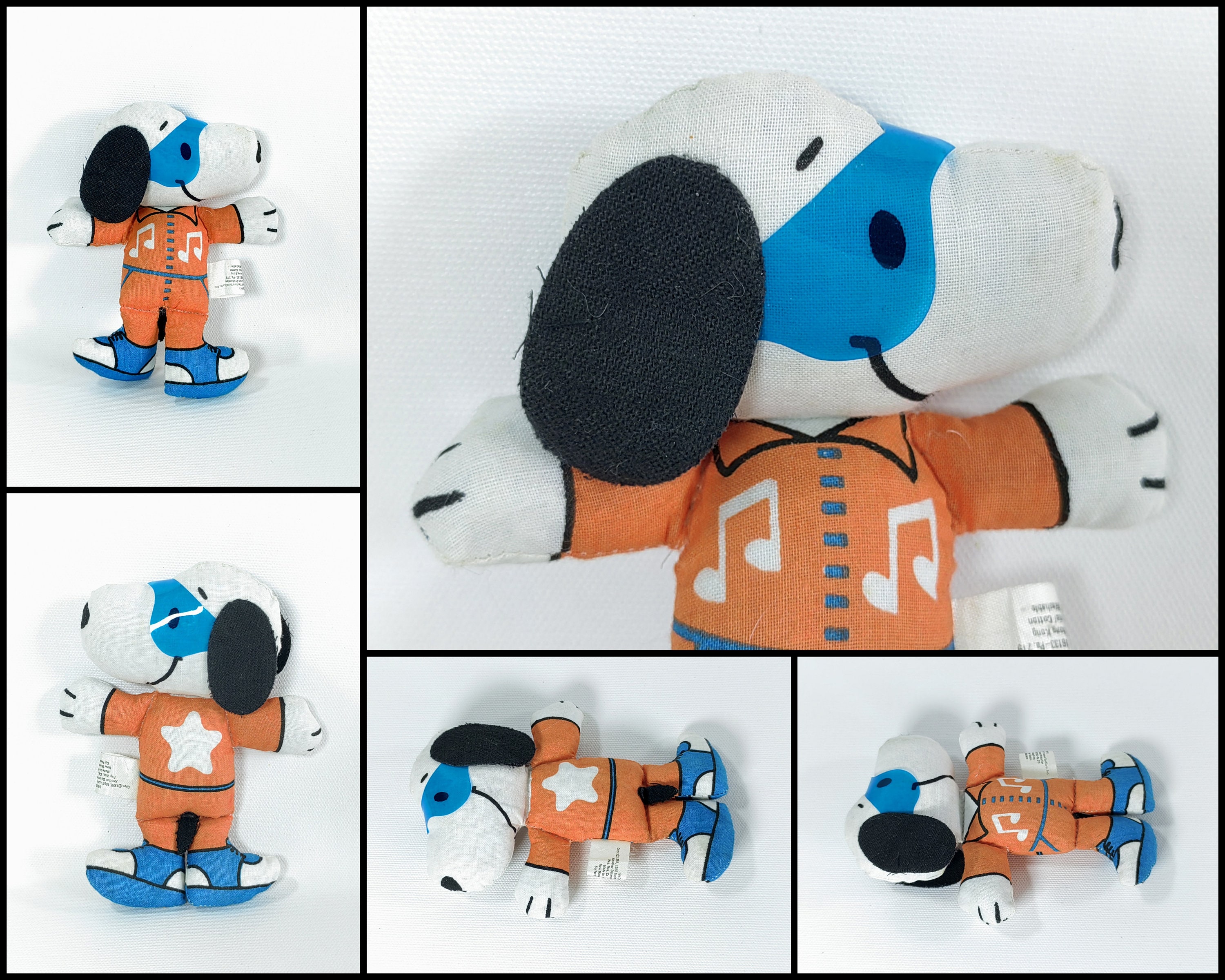 Vintage Peanuts Dolls: 1950s Cheerleader Lucy, Cowboy Snoopy, Music Man ...