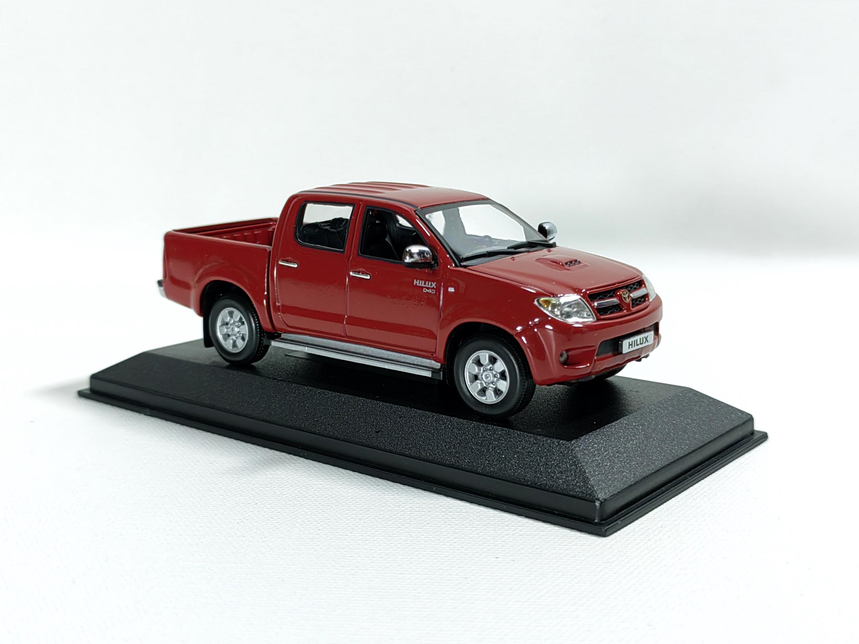 Toyota Hilux Red Diecast Model Car 1:43 - Minichamps Limited Edition - Etsy