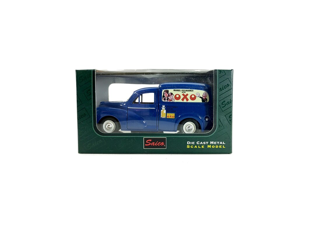Morris Minor Blue OXO Delivery Van 1:26 Saico - Etsy