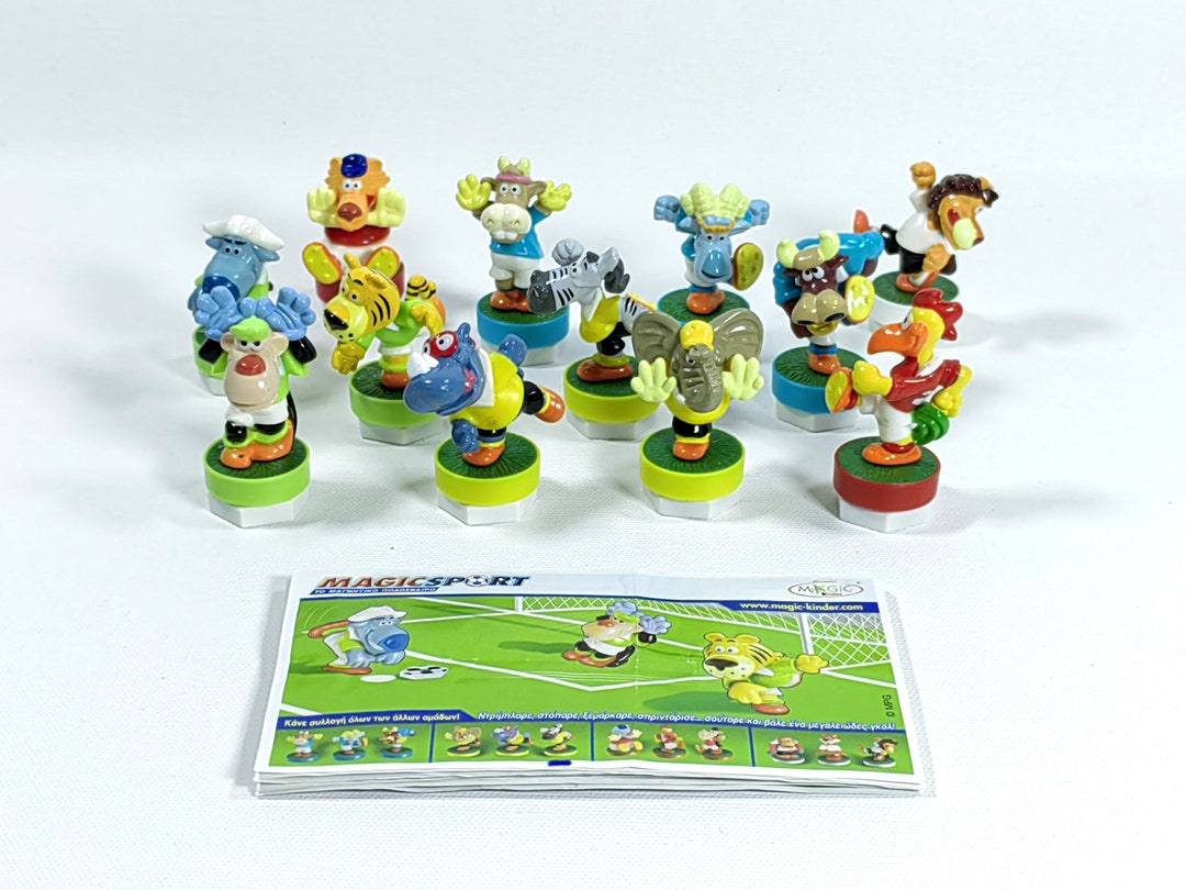 Magic Sport Magnetic Football Figures ~ Kinder Egg Surprise Set - Etsy