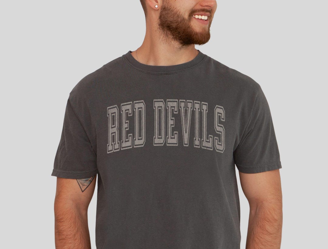 Red Devils Shirt Mens Red Devils Game Day Tshirt Red Devils Comfort ...